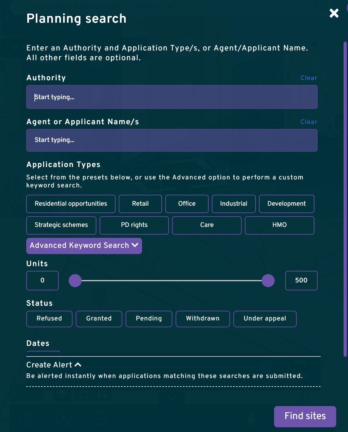 Nimbus | Feature - Planning search and alerts